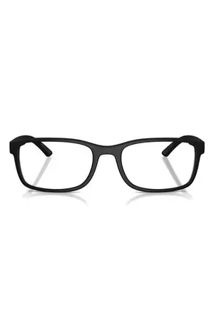 Prada 55mm Optical Glasses - Black Rubber