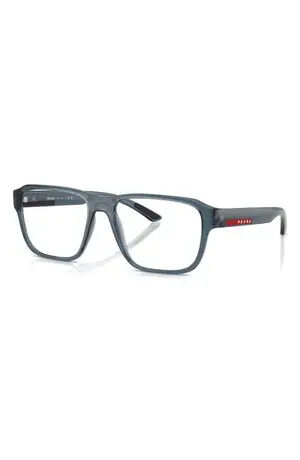 Prada 54mm Irregular Optical Glasses - Azure