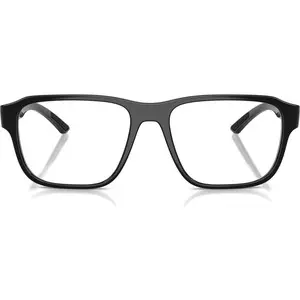 Prada 54mm Irregular Optical Glasses Black