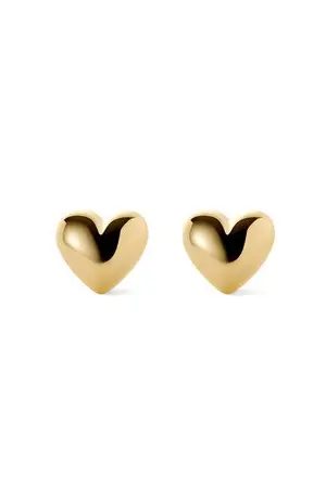 ANA LUISA Heart Stud Earrings - Gold