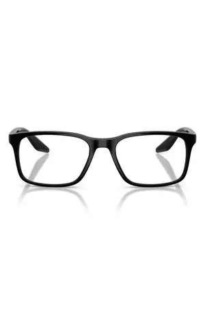 Prada 52mm Pillow Optical Glasses - Black