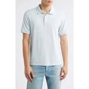 Rag & Bone Slim Fit Tech Piqué Polo Arctic