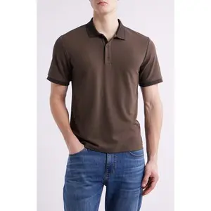 Rag & Bone Slim Fit Tech Piqué Polo Bark