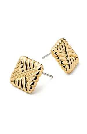 ANA LUISA Maple Stud Earrings