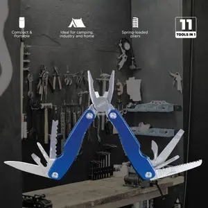 PURSONIC 11-in-1 Multifunction Tool Survival Essentials Bundle The Ultimate Compact Kit For Diy Outdoor And Everyday Use