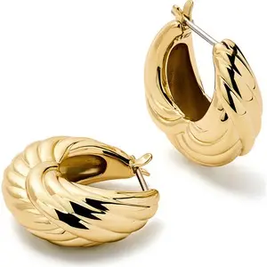 ANA LUISA Tymie Hoop Earrings - Gold