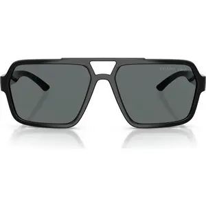 Prada 59mm Pilot Sunglasses Black