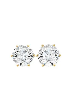 BLISS DIAMOND 14k Gold Lab Grown Diamond Stud Earrings - 14k Yellow Gold