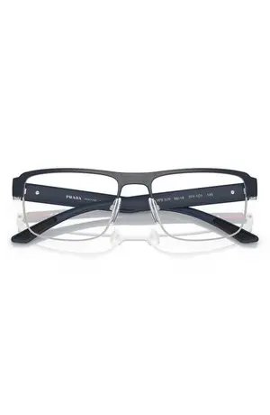 Prada 56mm Rectangular Optical Glasses
