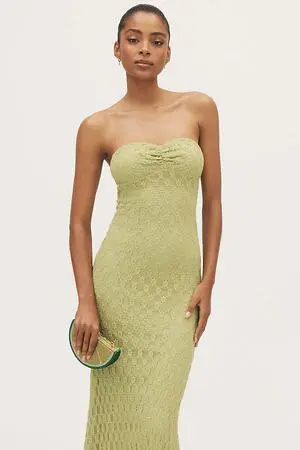 Strapless Lace Midi Cocktail Dresses