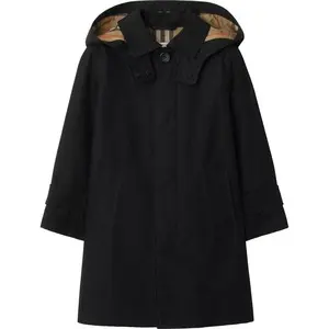 Burberry Cotton Twill Car Coat - Black