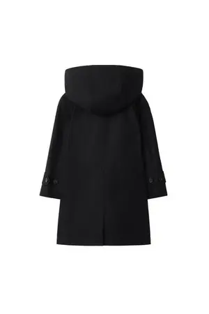 Burberry Cotton Twill Car Coat - Black