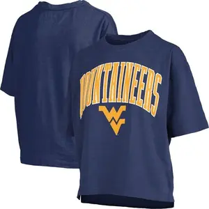 PRESSBOX West Virginia Mountaineers Slub T-shirt - Navy