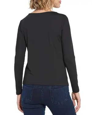 Lyssé Lyssential Long Sleeve Tee - Black