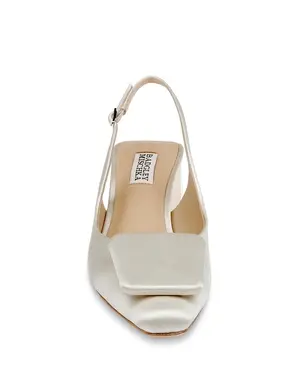 Badgley Mischka Gracen Pumps - Ivory Satin