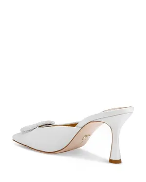 Badgley Mischka Graylynn Pumps - White Crepe