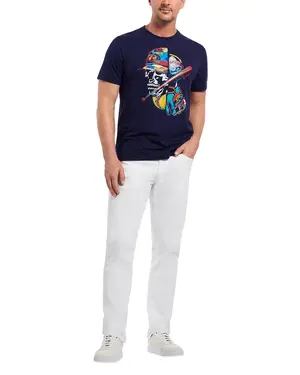 Robert Graham Skull Slugger Short Sleeve Graphic Tee