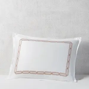 HUDSON PARK COLLECTION Italian Tivoli Embroidered King Sham, Pair Exclusive - Champagne