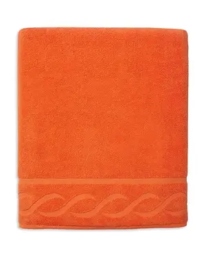 PRATESI Treccia Beach Towel - Orange