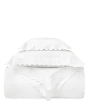 PRATESI Treccia Splendore Duvet Cover, Twin - White/white