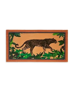 PRATESI Leopardo Beach Towel Orange