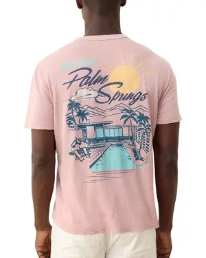 Marine Layer Palm Springs Graphic Logo Tee