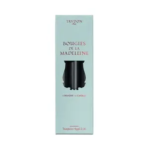 TRUDON Madeleine Taper Candles, Box Of 6 - Black
