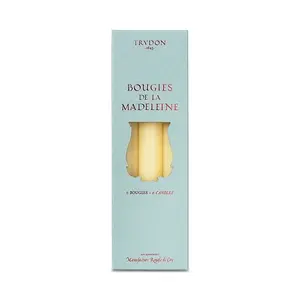 TRUDON Madeleine Taper Candles, Box Of 6 Ivory