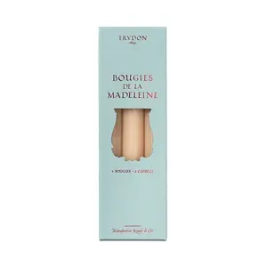 TRUDON Madeleine Taper Candles, Box Of 6 - Stone