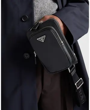 Prada Leather Smartphone Case - Black
