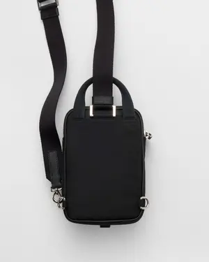 Prada Re-nylon And Saffiano Leather Smartphone Case