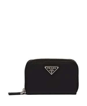 Prada Saffiano Coin Purse - Black