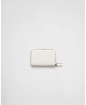 Prada Saffiano Coin Purse - White