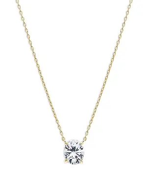 ADINA EDEN Cubic Zirconia Pendant Necklace