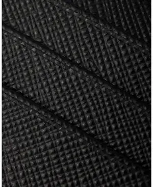 Prada Saffiano Leather Card Holder - Black
