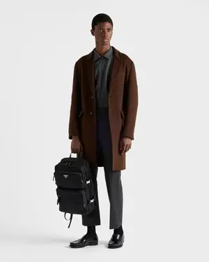 Prada Re-nylon And Saffiano Leather Backpack