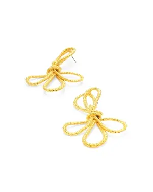 KENNETH JAY LANE Bow Earrings