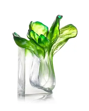 LIULI Outlast Crystal Kitchen Figurine - Lush Green / Green / Clear