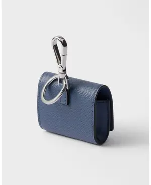 Prada Saffiano Leather Headphone Case - Blue