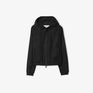 Burberry Knight Stamp Nylon Jacket - Black