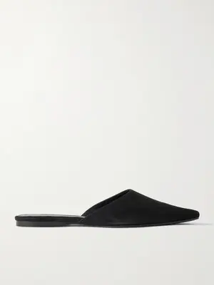 Tove Pheby Point-toe Suede Mules
