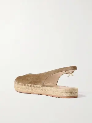 GIANVITO ROSSI Paz Suede Espadrilles