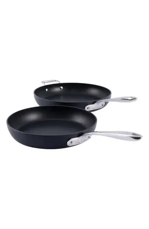 ALL-CLAD Ha1 Expert Set Of 2 Hard Anodized Nonstick Fry Pans - Black