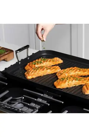 ALL-CLAD Ha1 Expert Hard Anodized Nonstick Double-burner Grill Pan