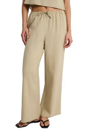 Onia Air Linen Drawstring Pant - Jute