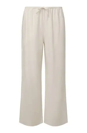 Onia Air Linen Drawstring Pant - White