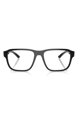 Prada 52mm Irregular Optical Glasses - Black