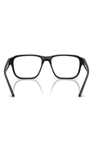 Prada 52mm Irregular Optical Glasses - Black