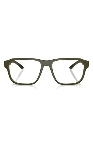 Prada 52mm Irregular Optical Glasses - Matte Green