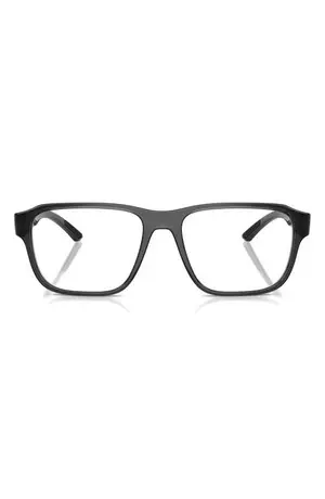 Prada 52mm Irregular Optical Glasses Transparent Grey